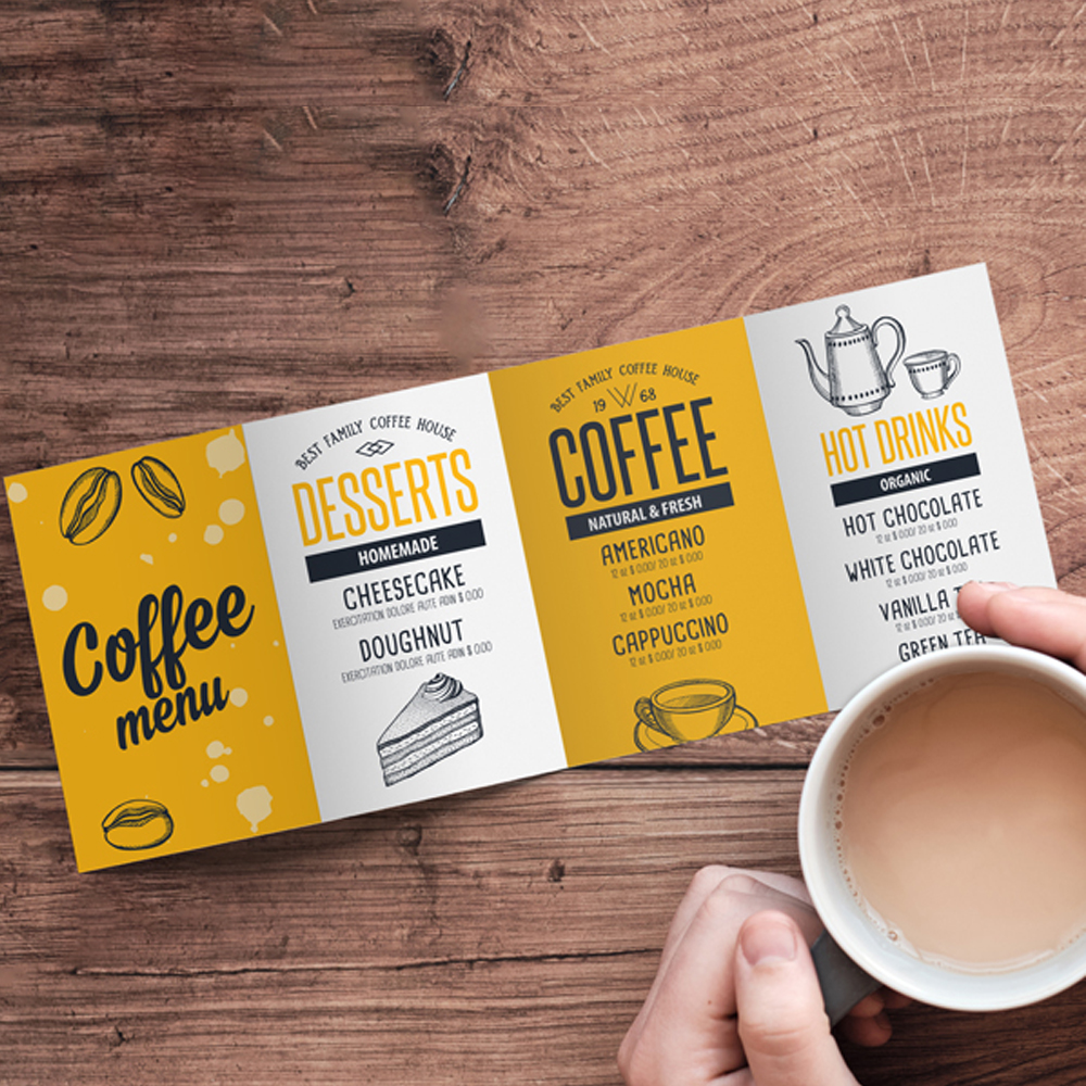 Pocket Menus Printing | ImpossiblePrinting.com