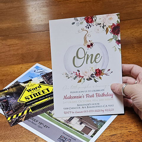 We print postcards faster than anyone on the planet.