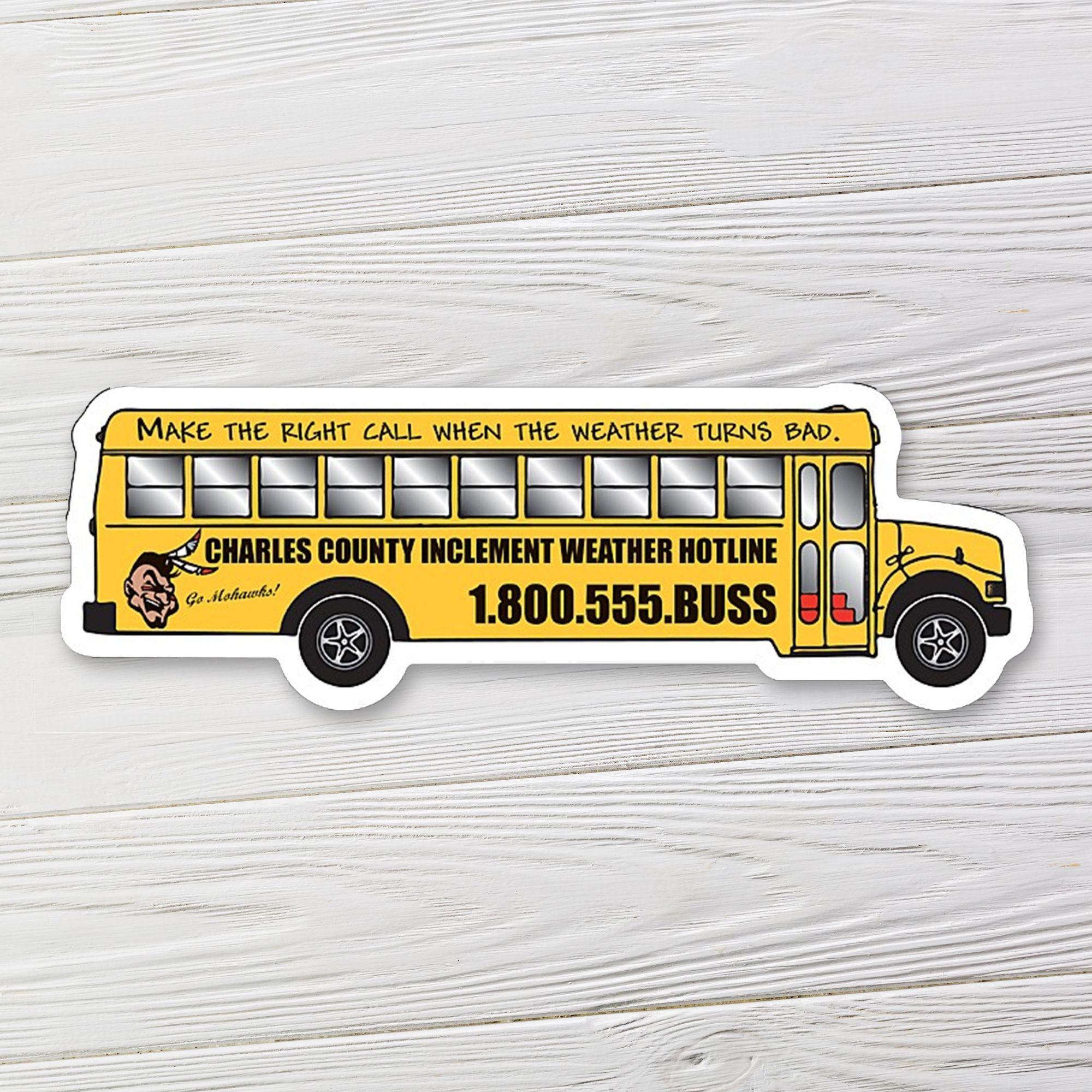 Custom Magnet | School Bus Shaped | Captain Notepad