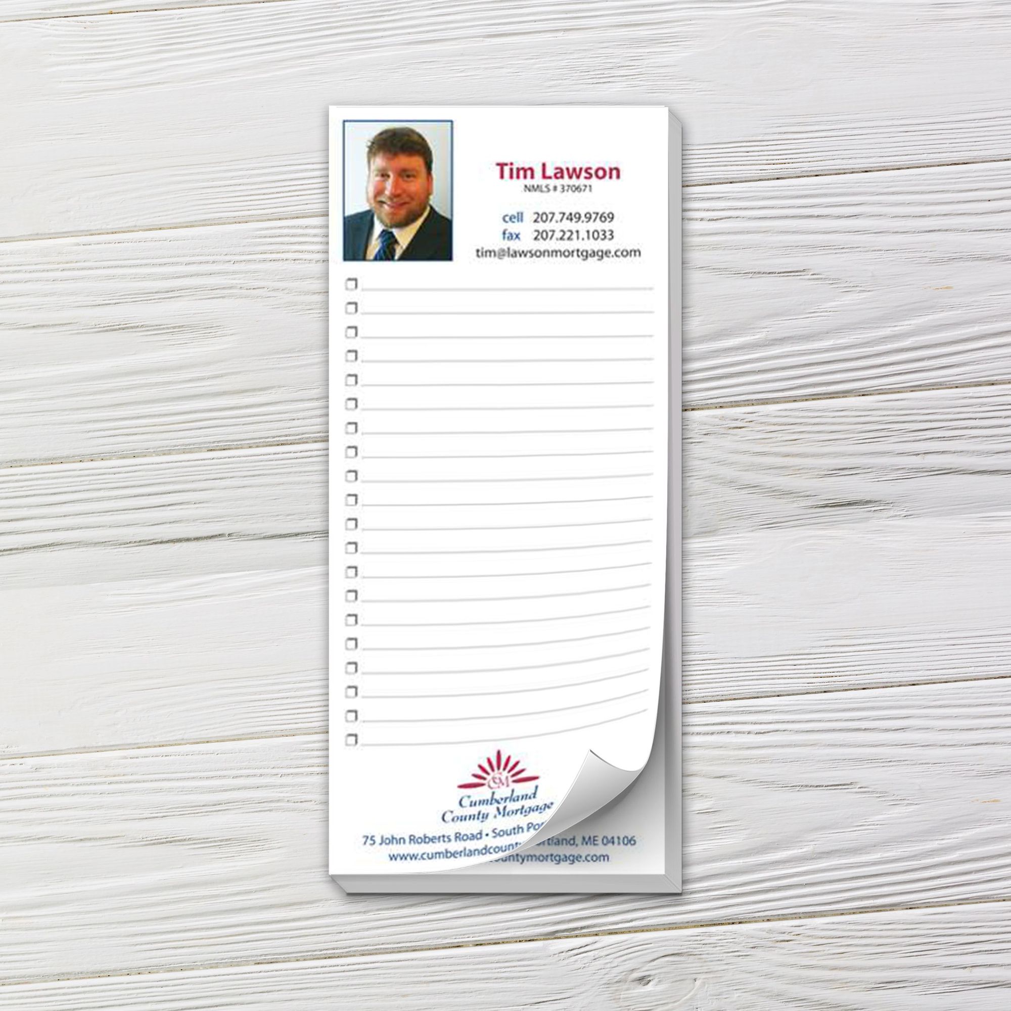 Fully Customizable Realtor Notepads | Captain Notepad