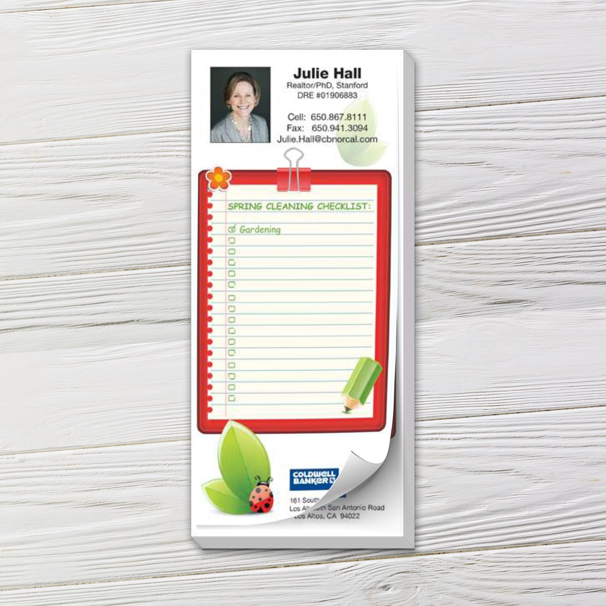 Full Color Custom Notepad | Summer Inspired 25 Sheets