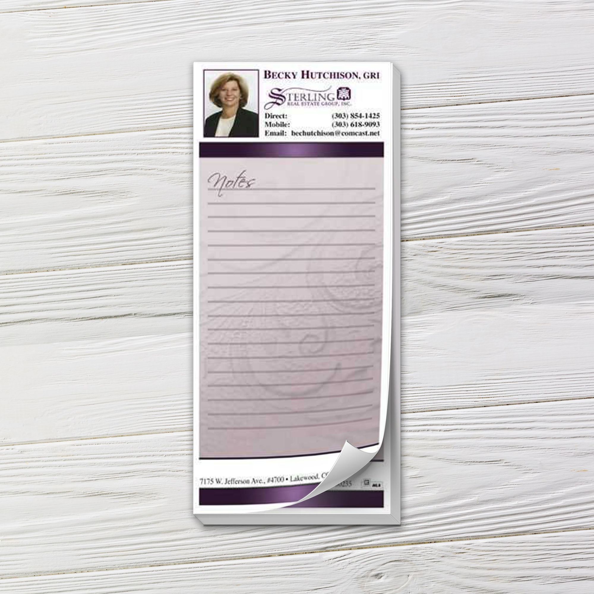 Custom Notepads | Classic Purple Theme | Captain Notepad