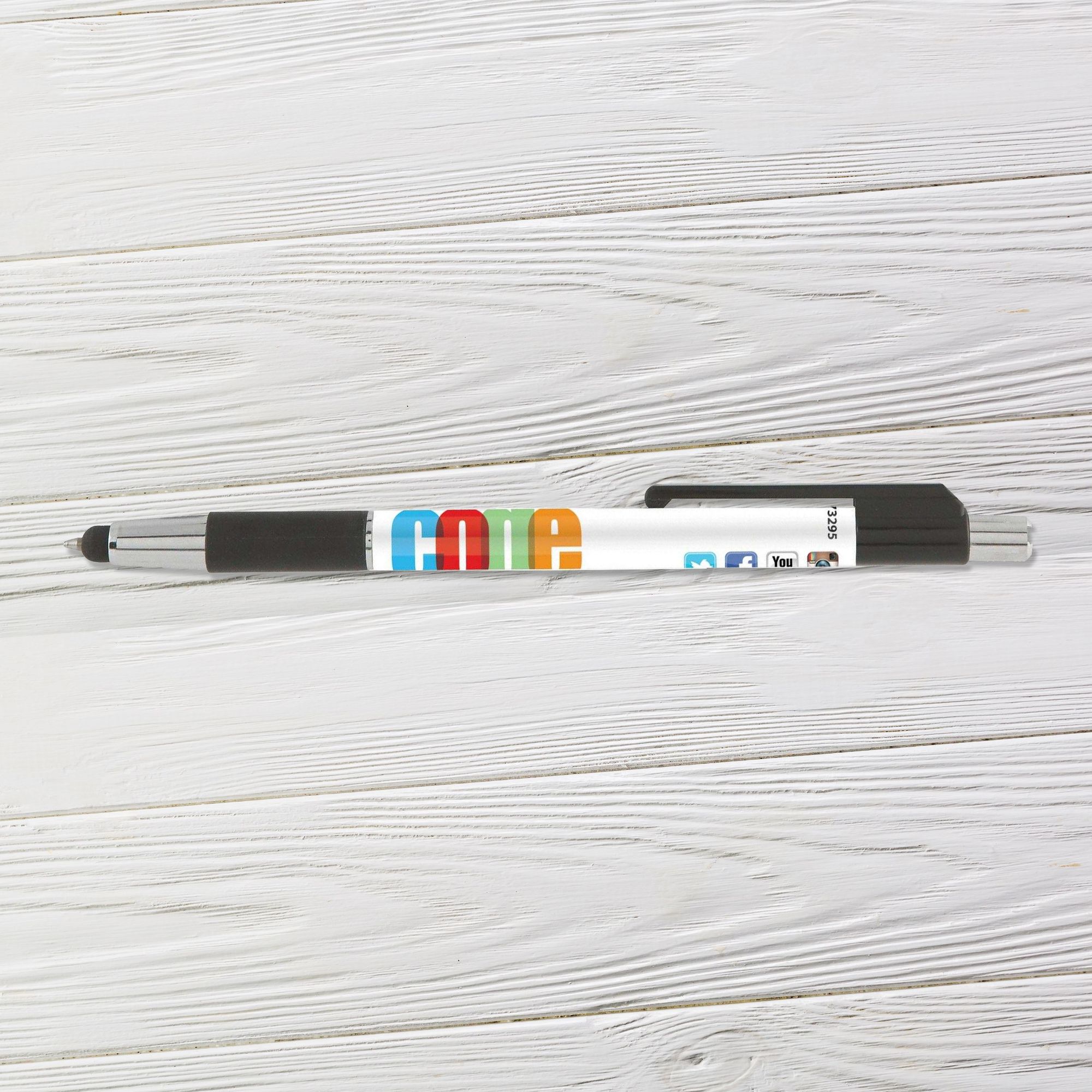 Custom Imprinted Grip Ballpoint | Click Pen