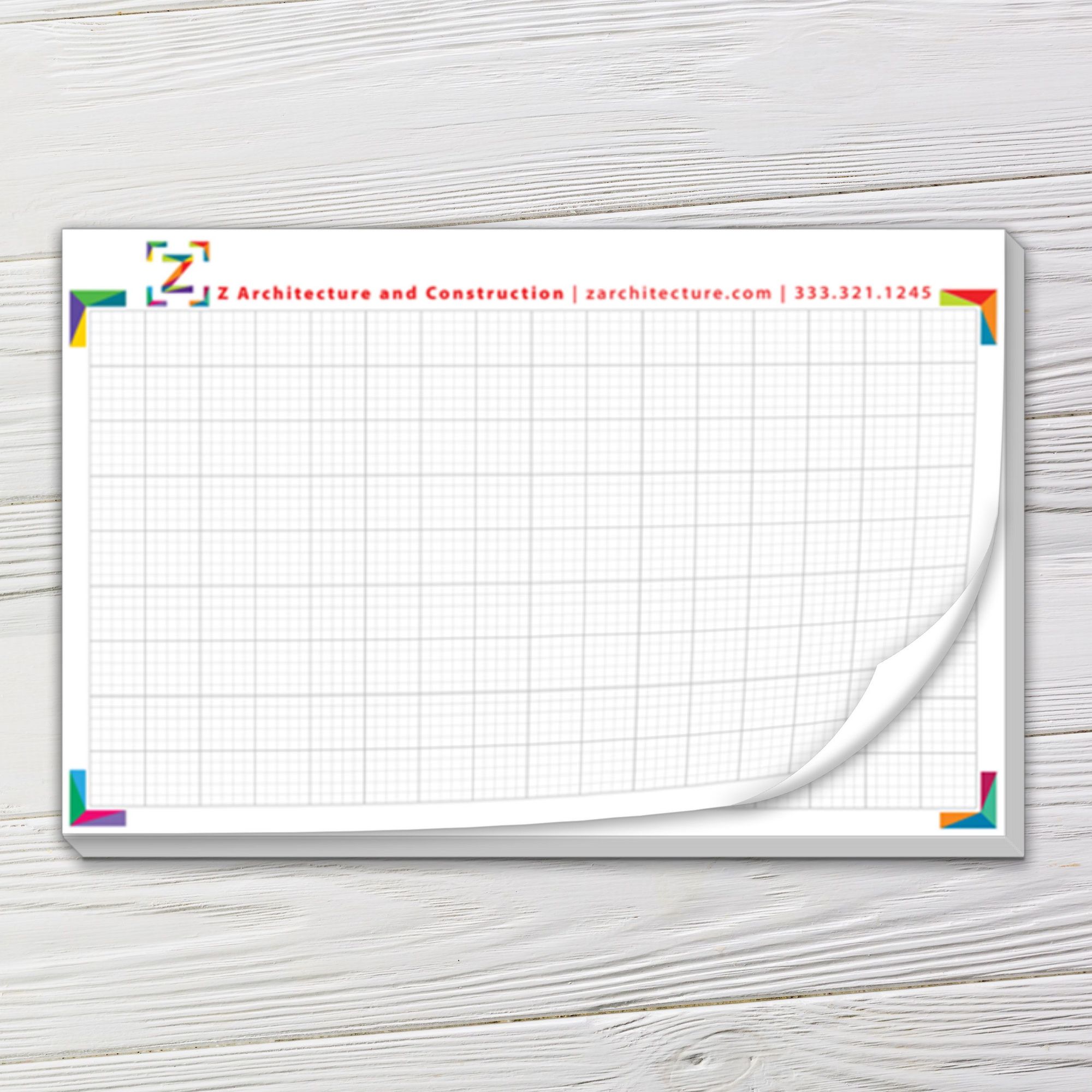 Custom Notepads: 11" x 17" | Captain Notepad