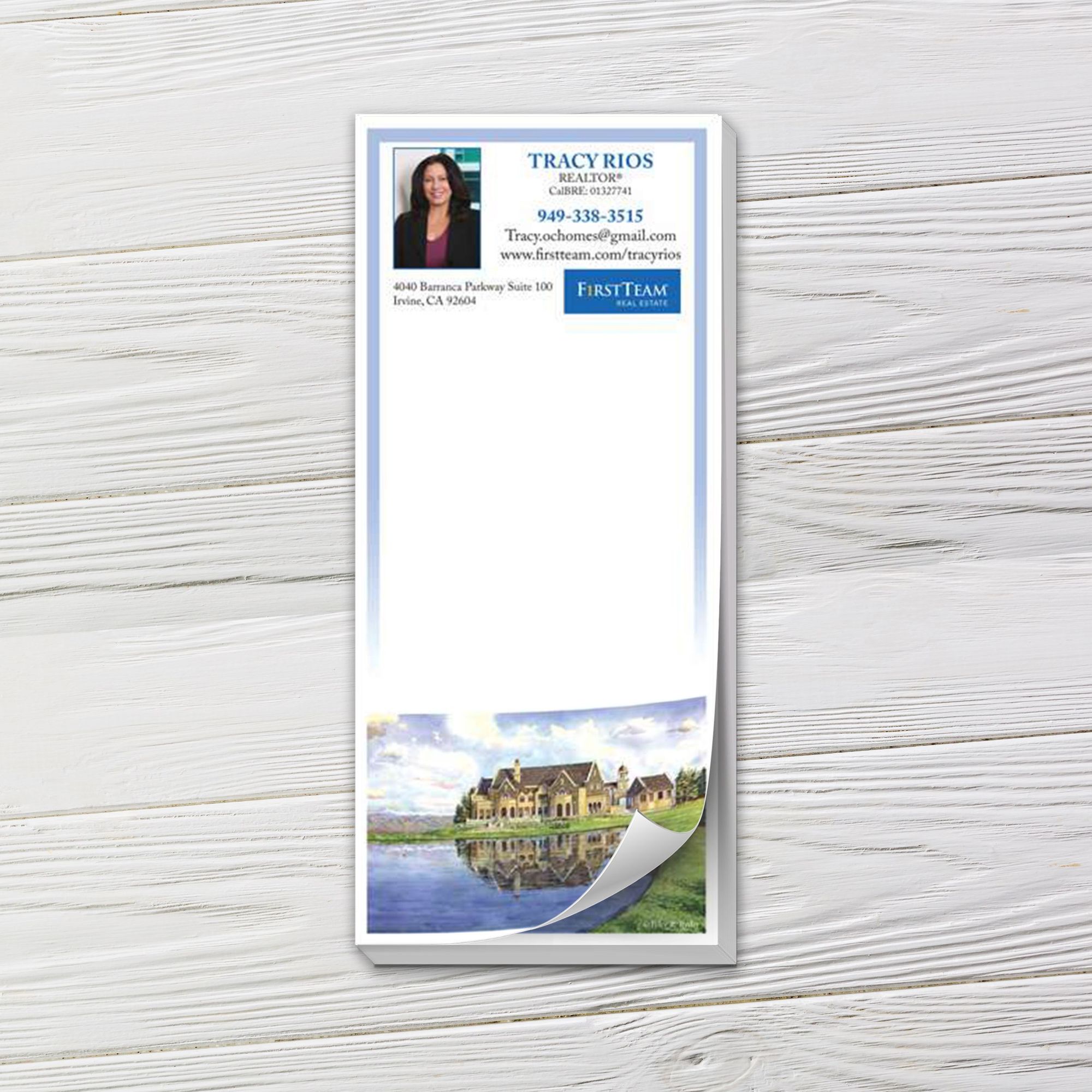 Custom Memo Pads | Real Estate Theme | Captain Notepad