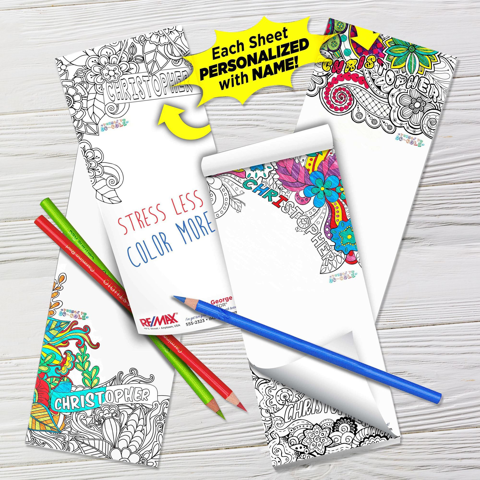 Full Color Custom Printed Notepads