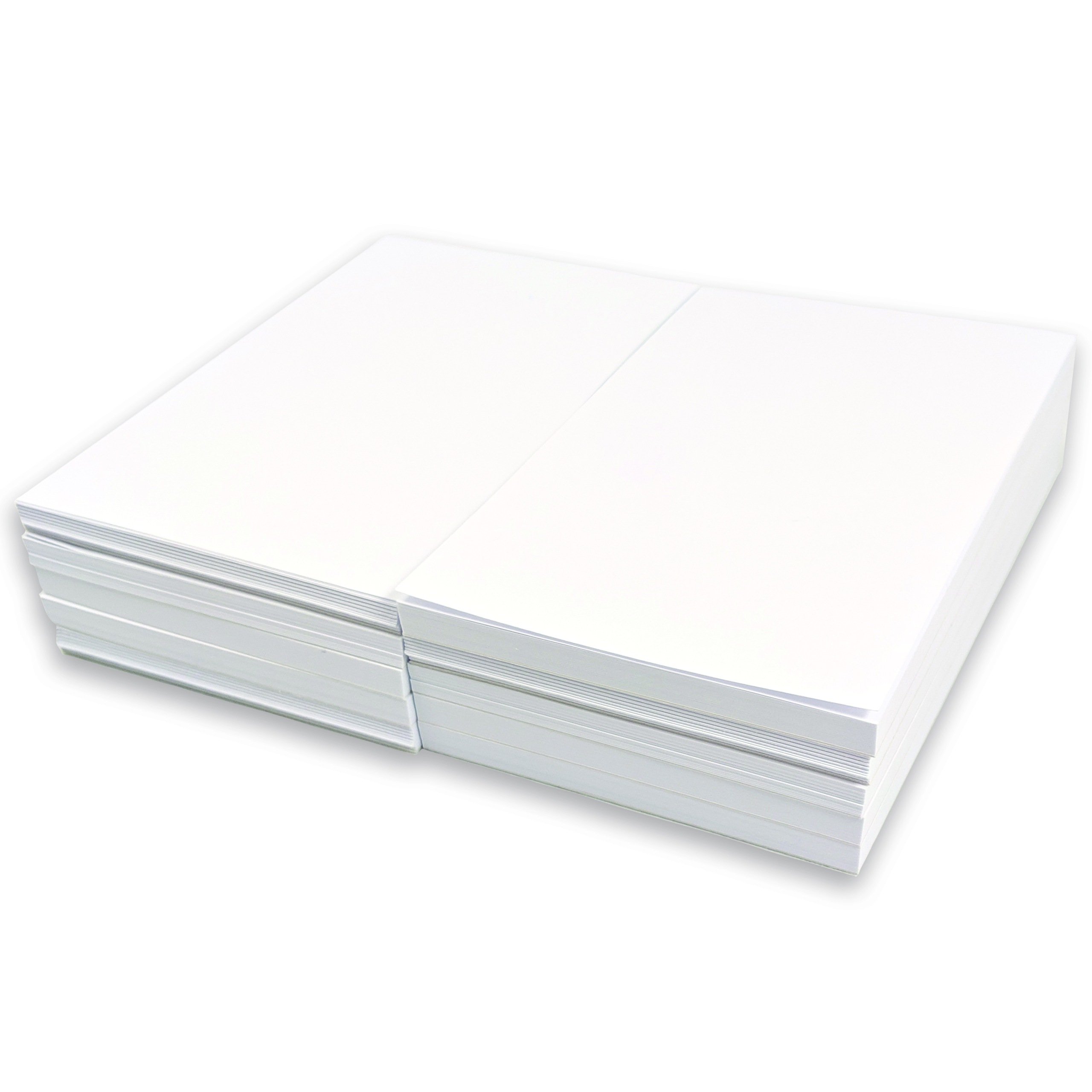 Blank White Memo Notepads - 2.75 x 4.25