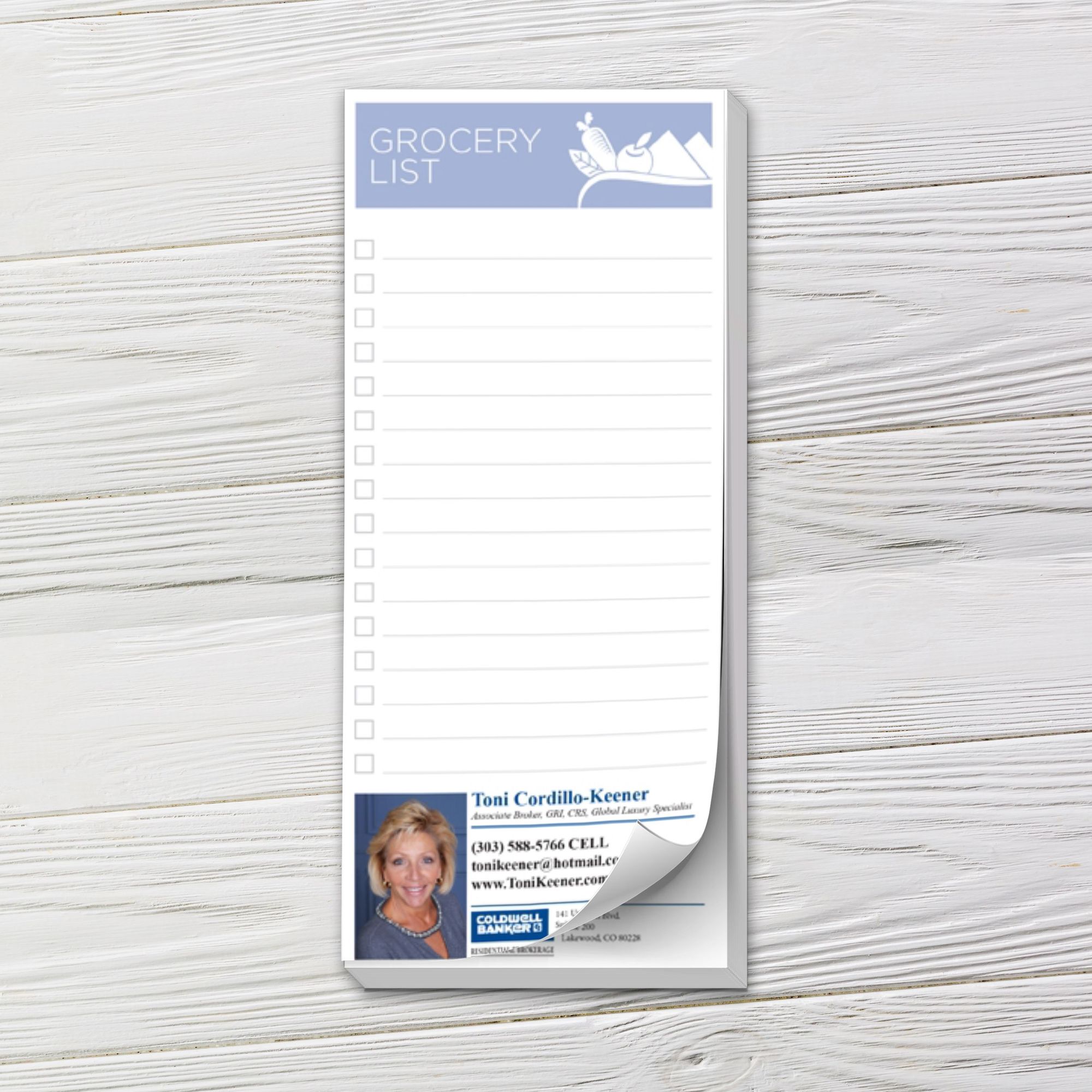 Full Color Notepads | Grocery List