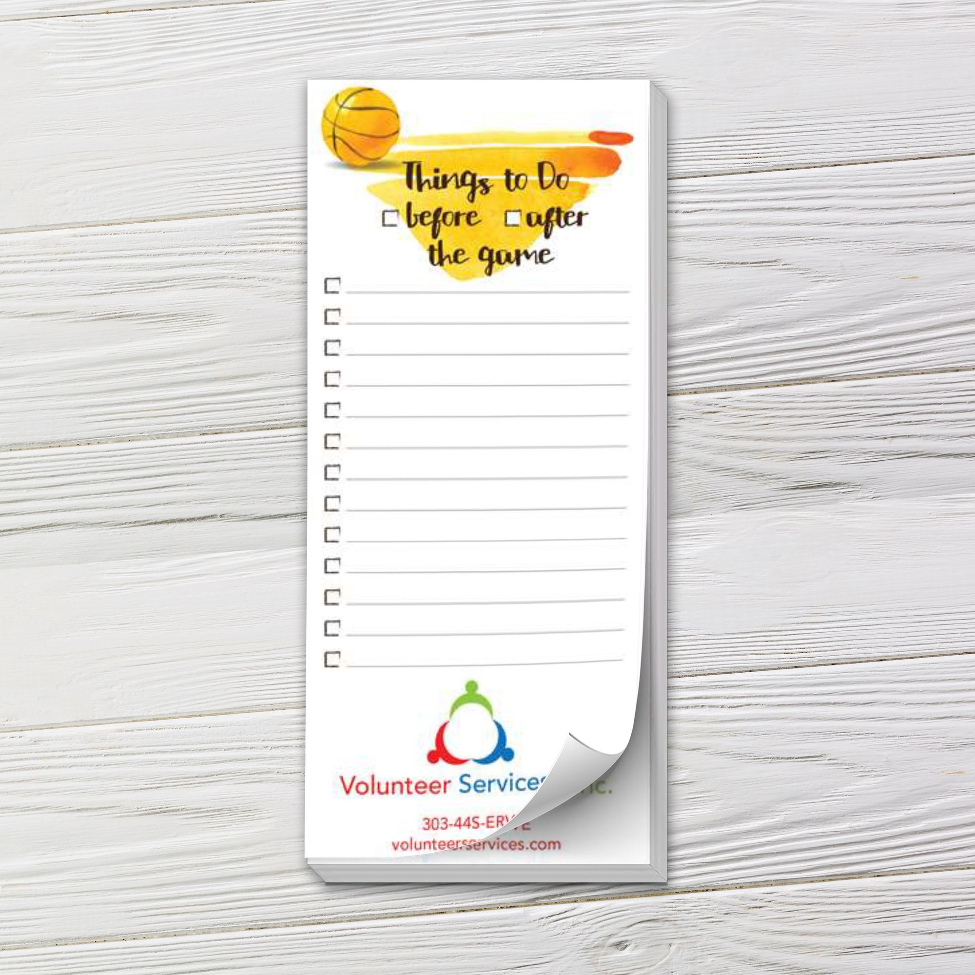 Custom Printed Memo Pad | Real Estate Theme 25 Sheets