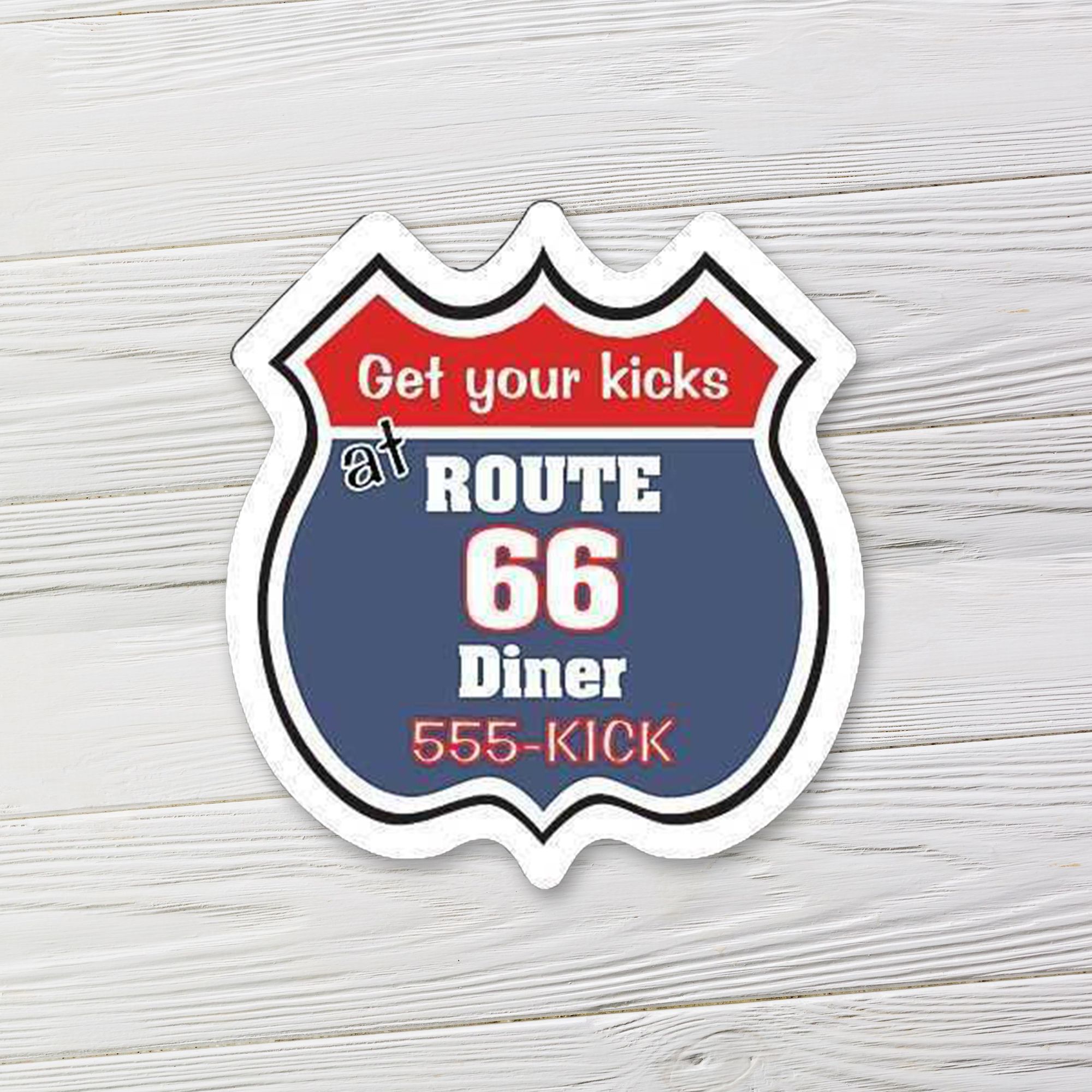 Magnet - Road Sign Shape (2.35x2.5)