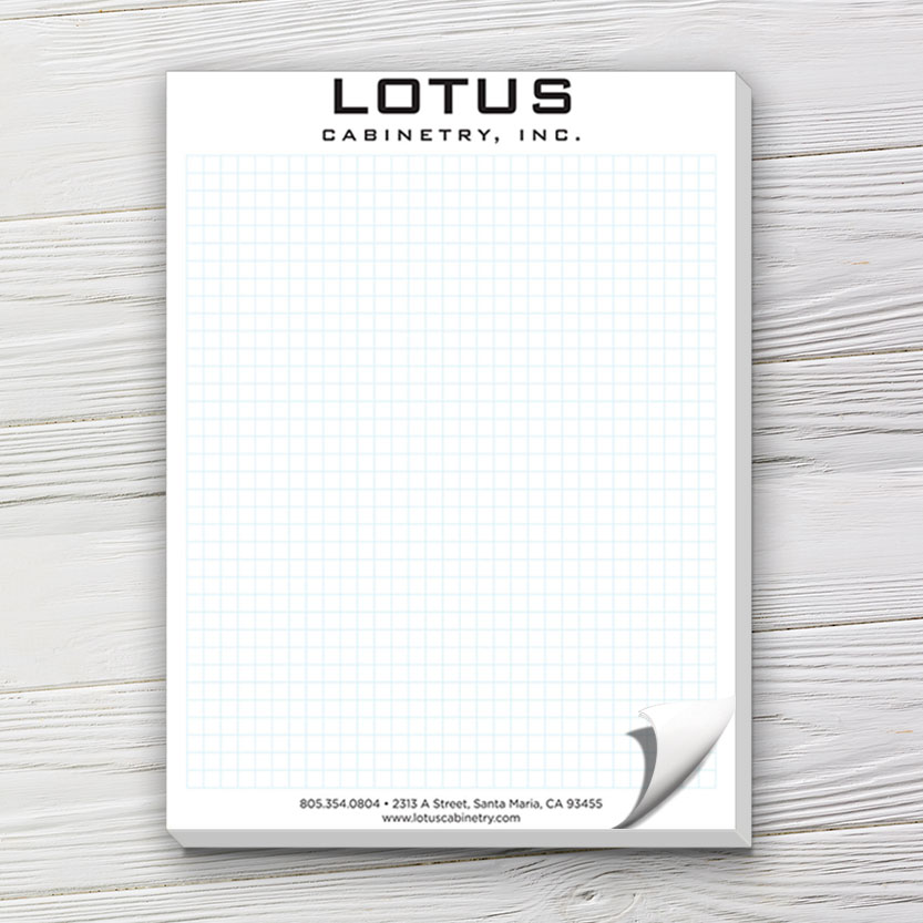 Non Repro Blue Graph Pads 8.5" x 11": | Captain Notepad Â®