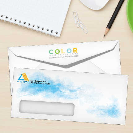 Custom Full-Color Printed Envelopes | 4 Color Process
