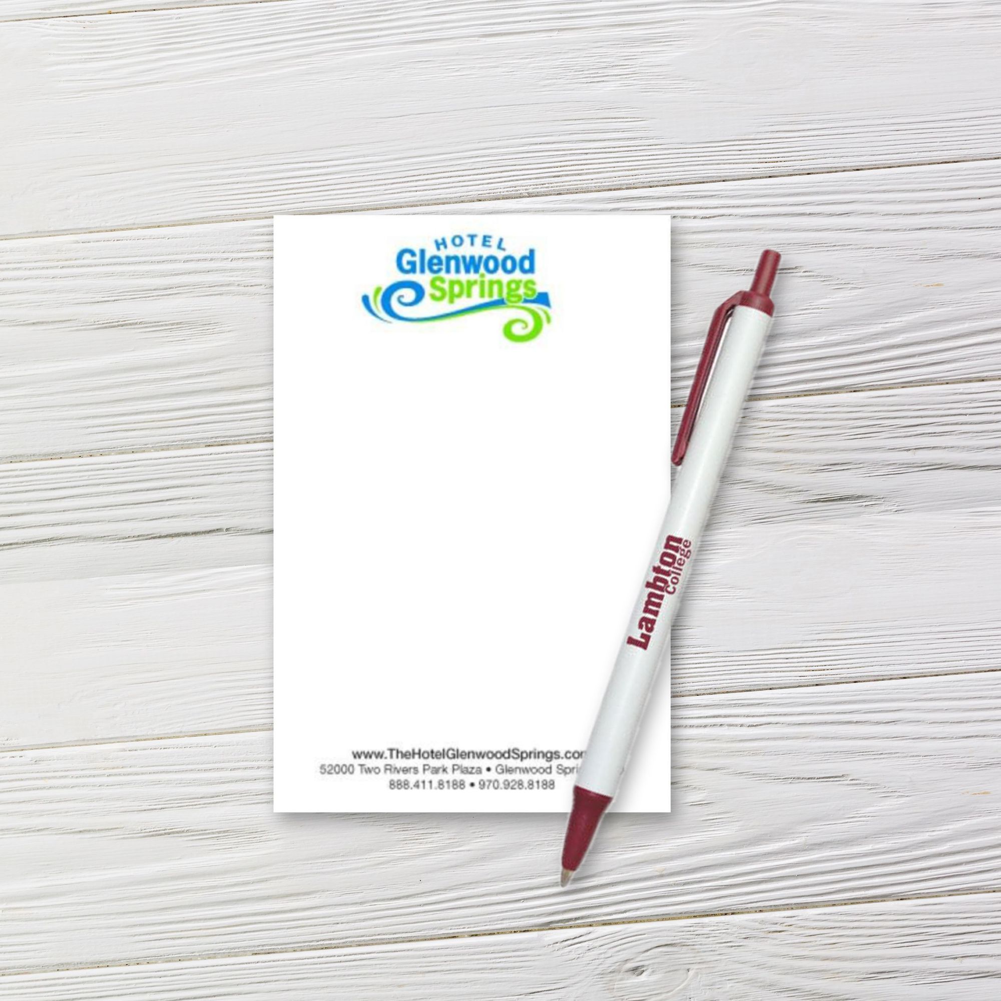 Custom Notepads: Hospitality Notepad & Pen Combo | Captain Notepad Â®