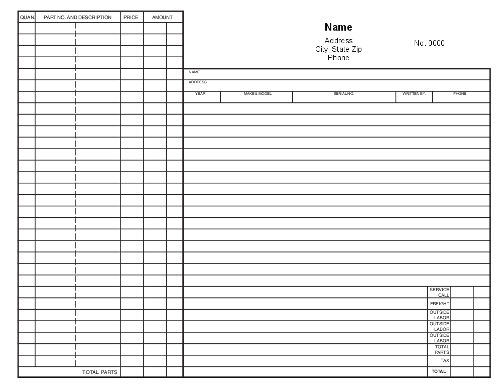 Explore Custom 3 part Carbonless Form Templates & Personalize Instantly