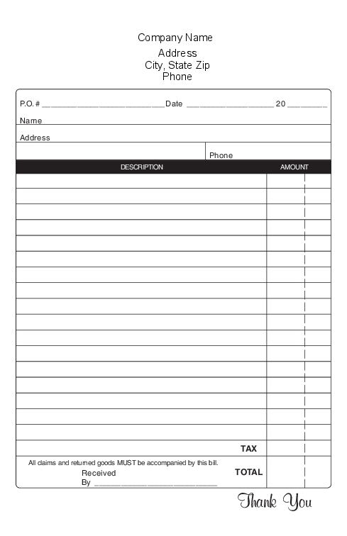 Explore Custom 3 part Carbonless Form Templates & Personalize Instantly