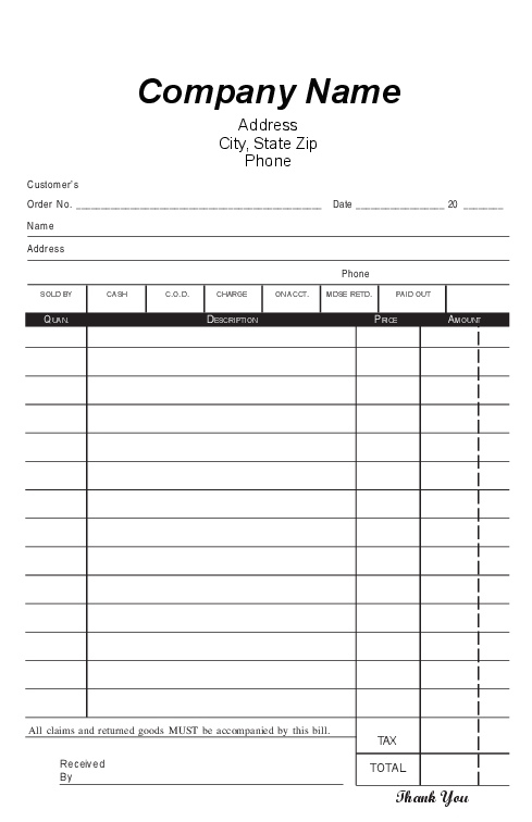 Explore Custom 3 part Carbonless Form Templates & Personalize Instantly
