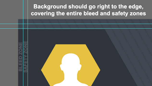 Printing Instructions | How to set up a bleed zone & safety zone