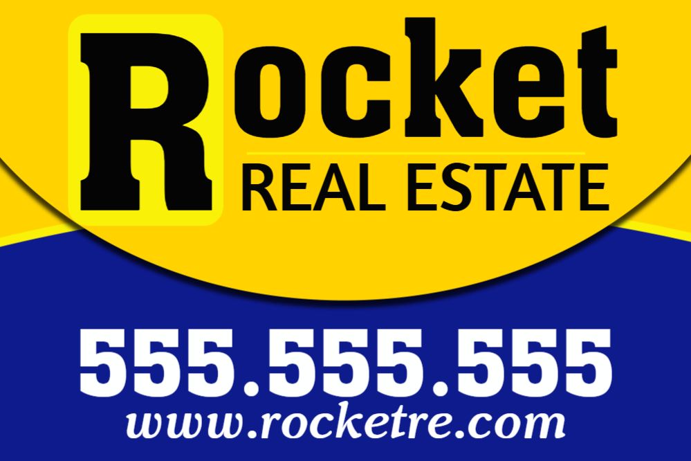 20x30 Inch Real Estate Panels - 2 for Only $115