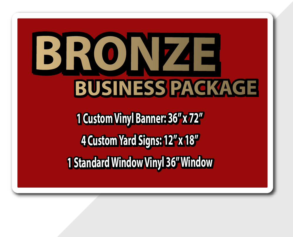 Biz Package – Bronze | Custom Business Signage Bundle