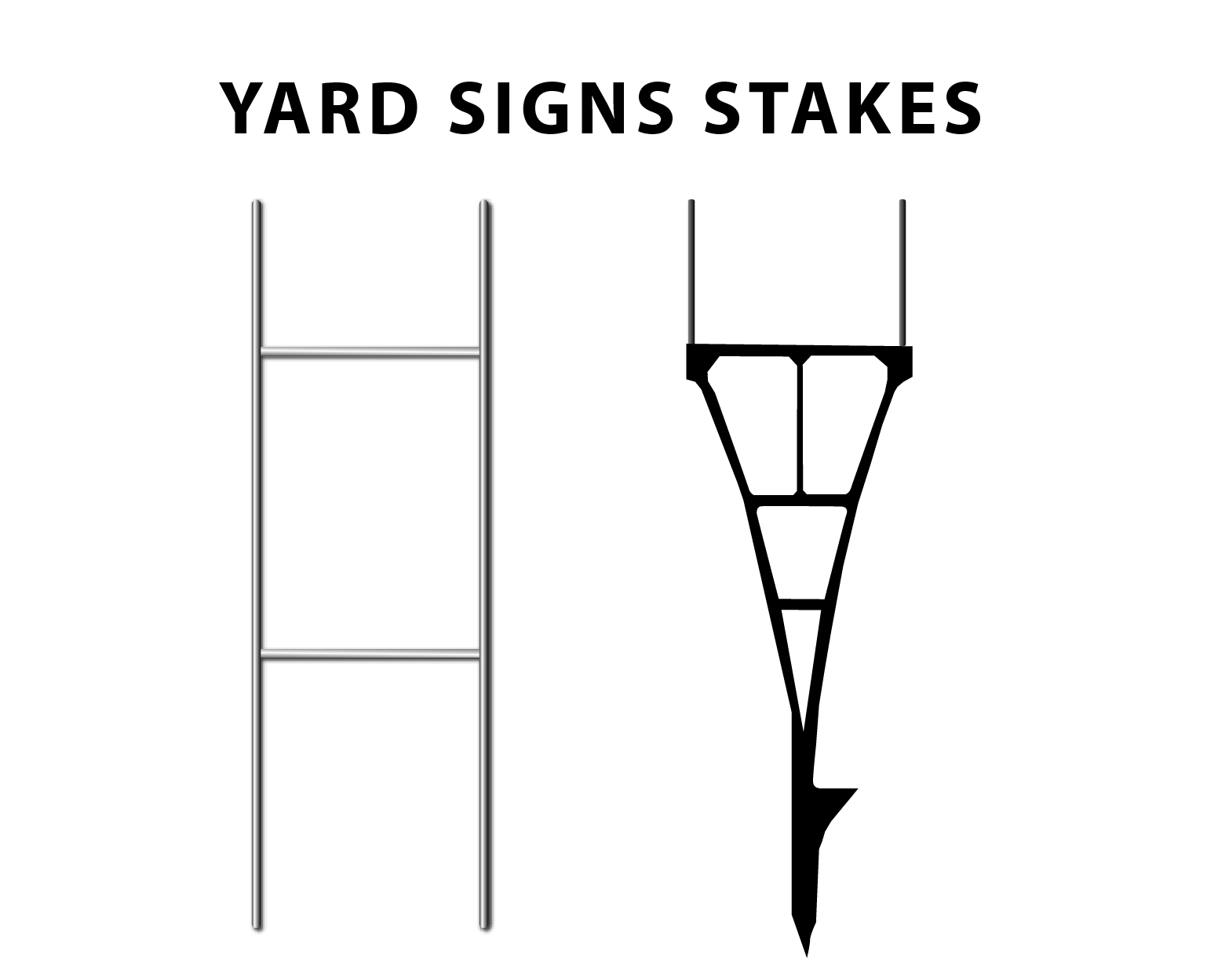 Yard Sign & Real Estate Directional Stakes