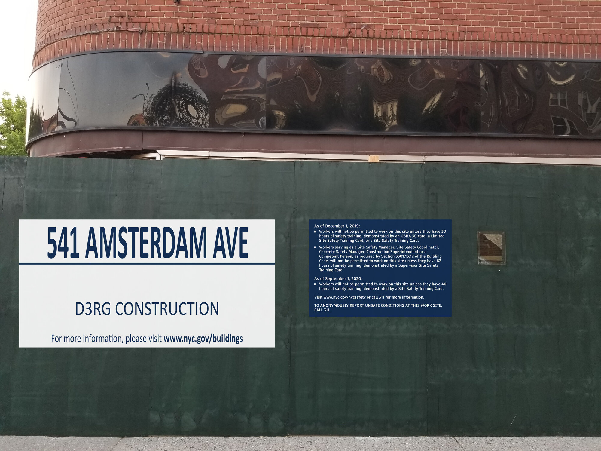 Sidewalk Shed Sign Printing Services in NY | Sidewalk Shed Sign ...