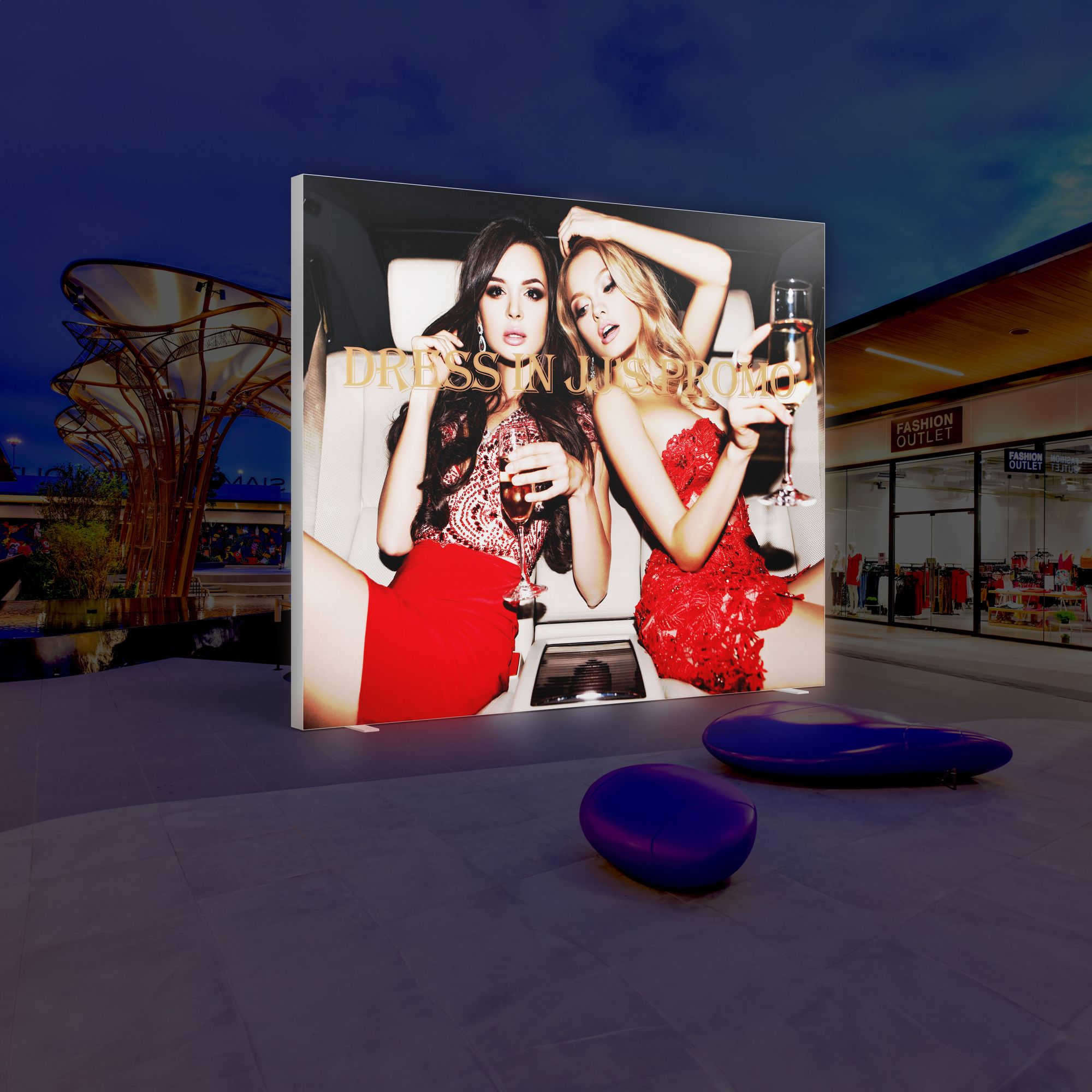 10ft SEG Backlit Display