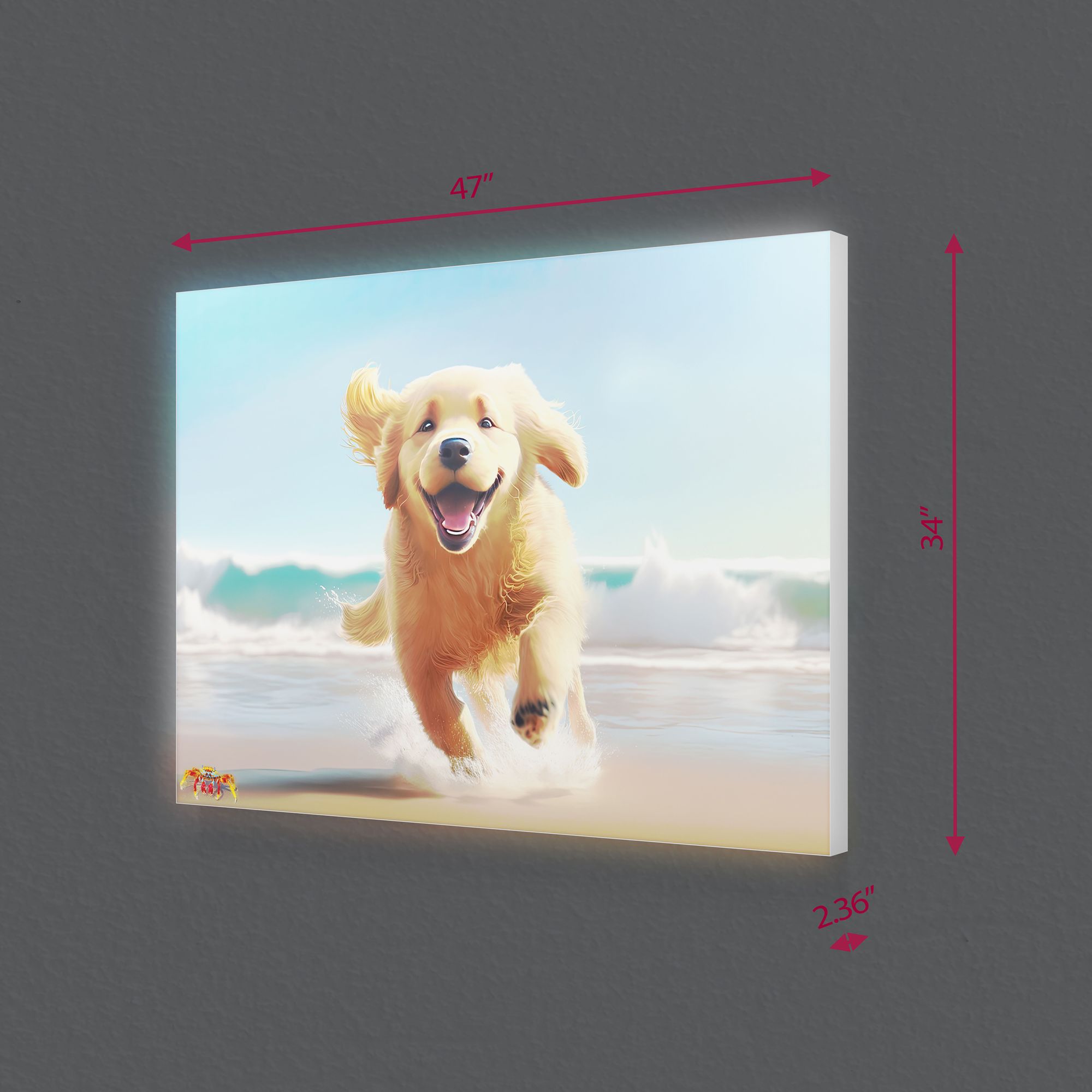 3ft Small SEG Backlit Display