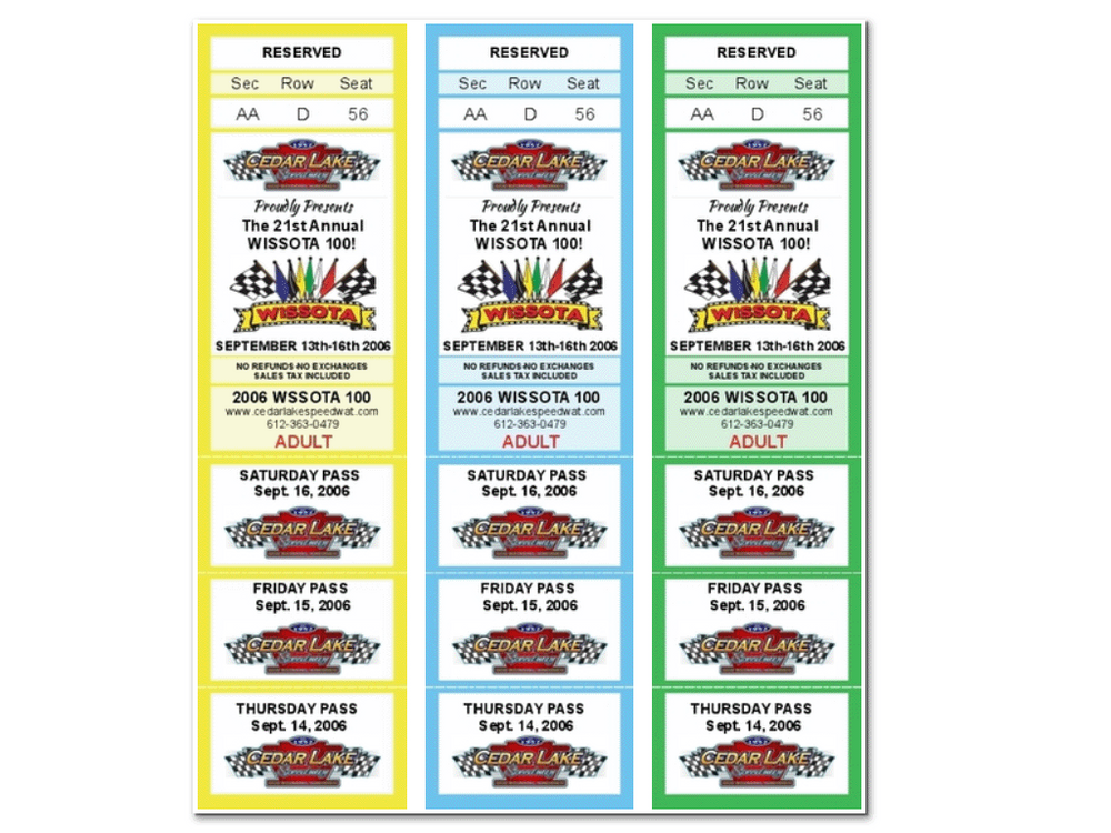 Multi Stub Tickets