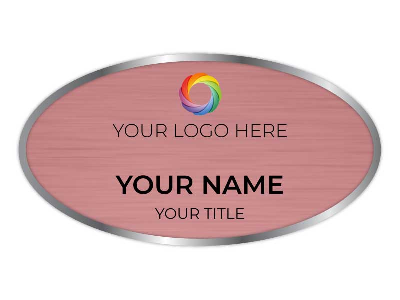 Gold Reusable Window Name Badges - Browse Designs