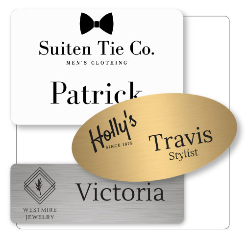 Engraved Plastic Name Badges