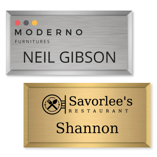 Executive Metal Name Badges
