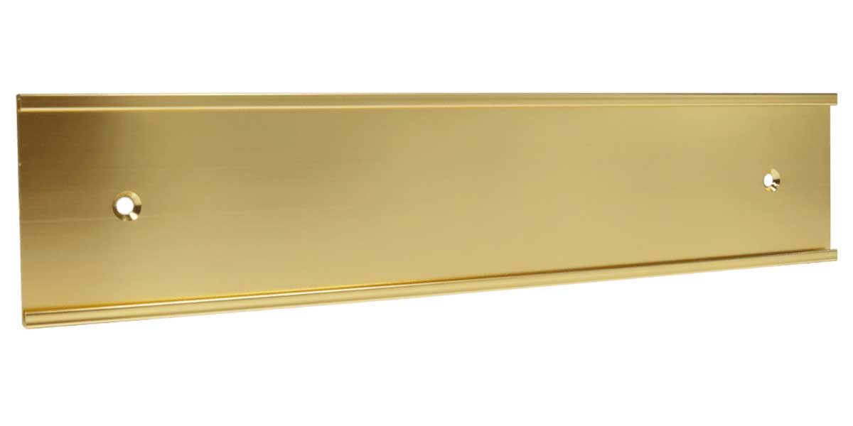 Aluminum Wall Name Plates - National Name Badge