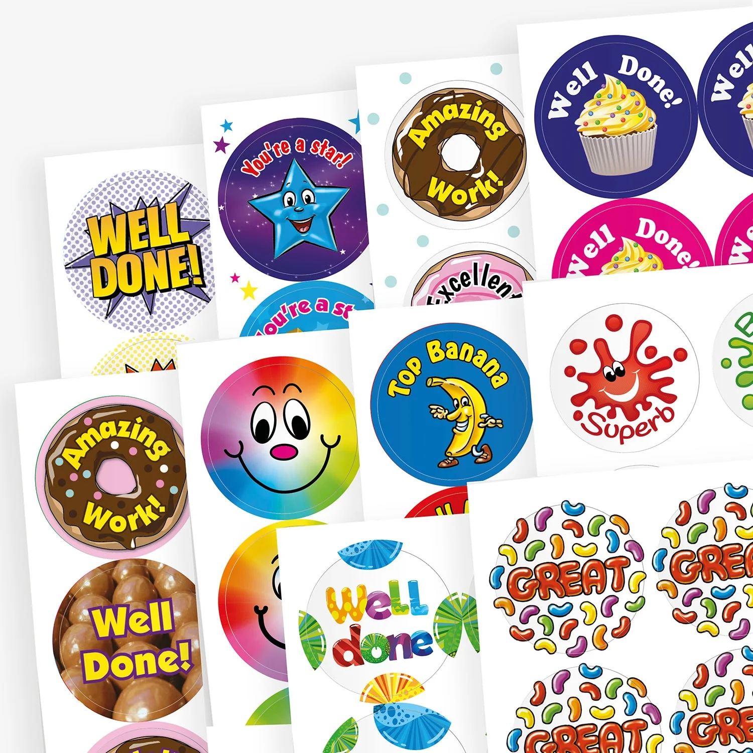 3 inch Round Paper Stickers - Oxford Printing Co.