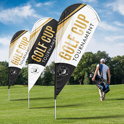 Tear Drop Flags for Promotional & Outdoor Events | Print Charming