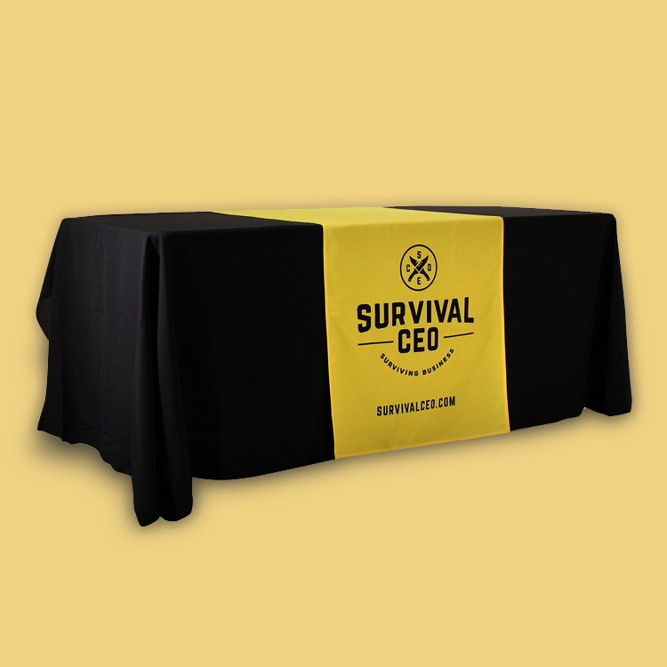 Custom Printed Table Runners | Trade Show Branding | XpressColor