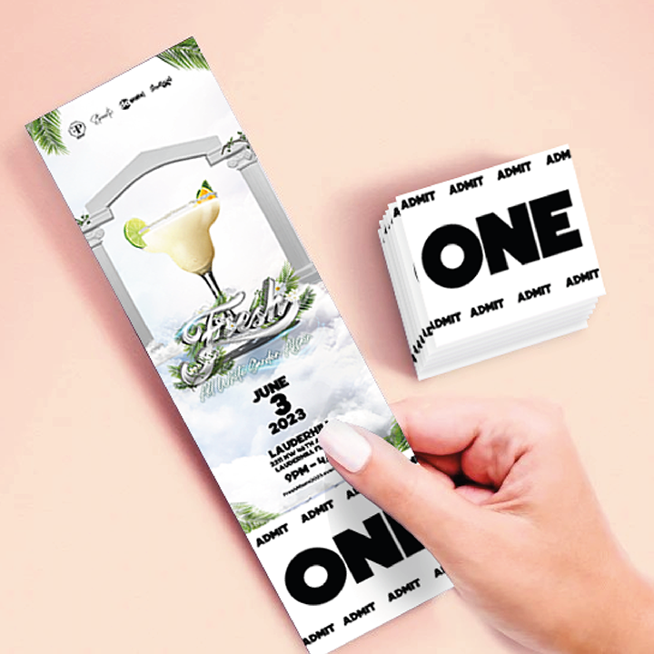Custom Event Ticket Printing – Raffles, Concerts | XtradePrint