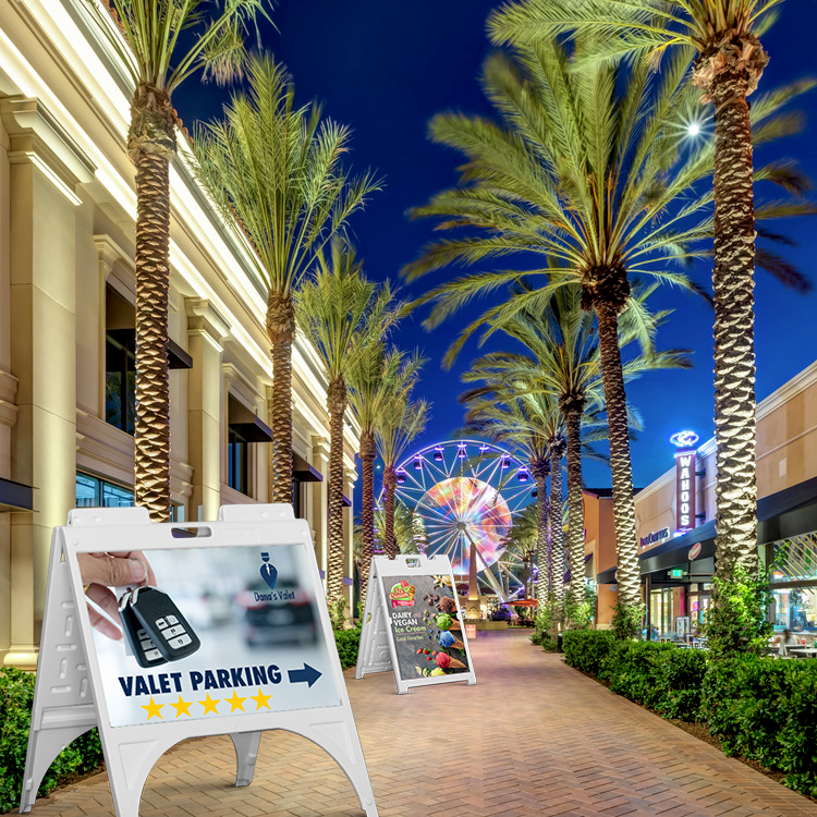 Wholesale Printing - DeLuxe A-Frame Sidewalk Sign | Xtrade Print