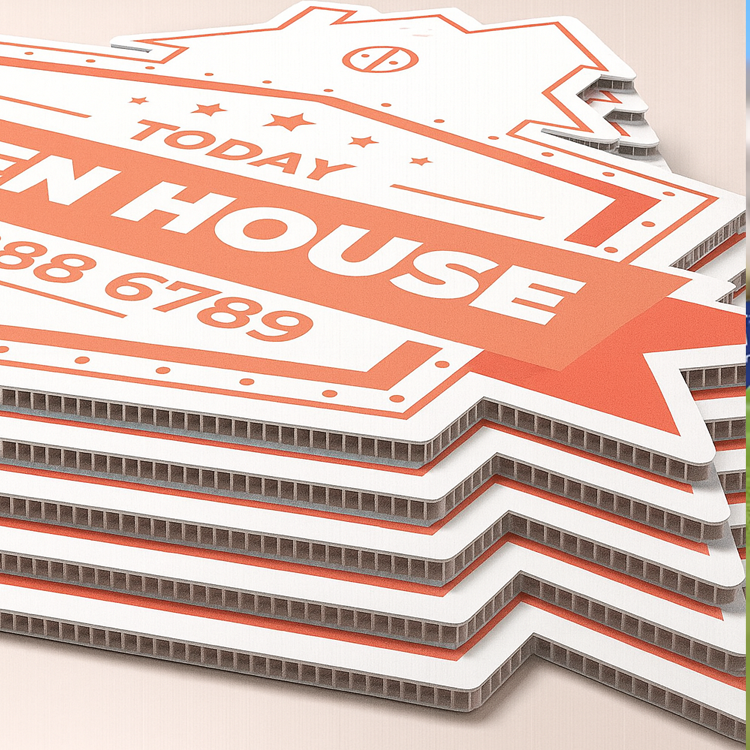 Custom Yard Signs | Contour Cut Coroplast Signs – XtradePrint