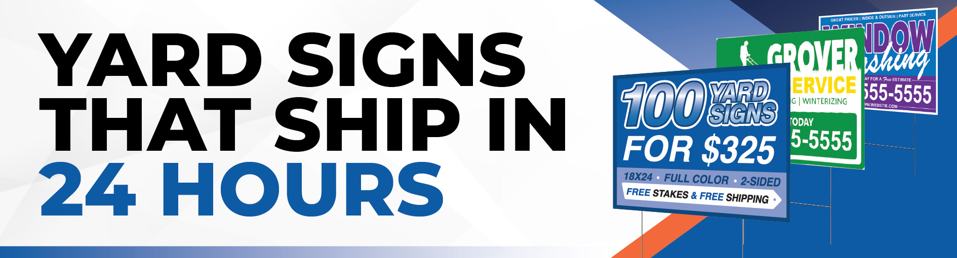 Custom Yard Signs | Free Shipping & 24-Hour Turnaround | Yard Signs 24/7