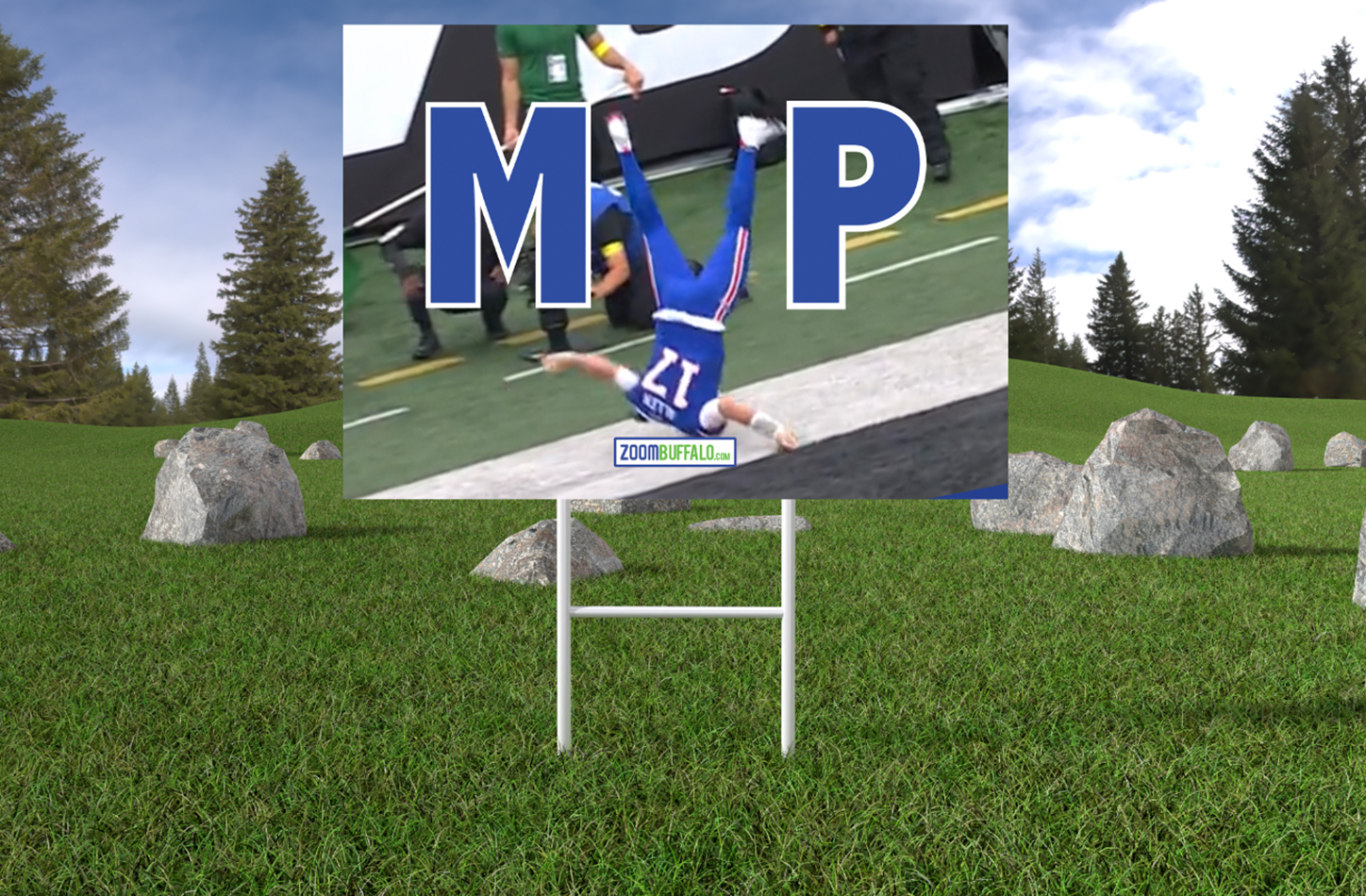 MVP Sign (Stake included) - ZoomBuffalo