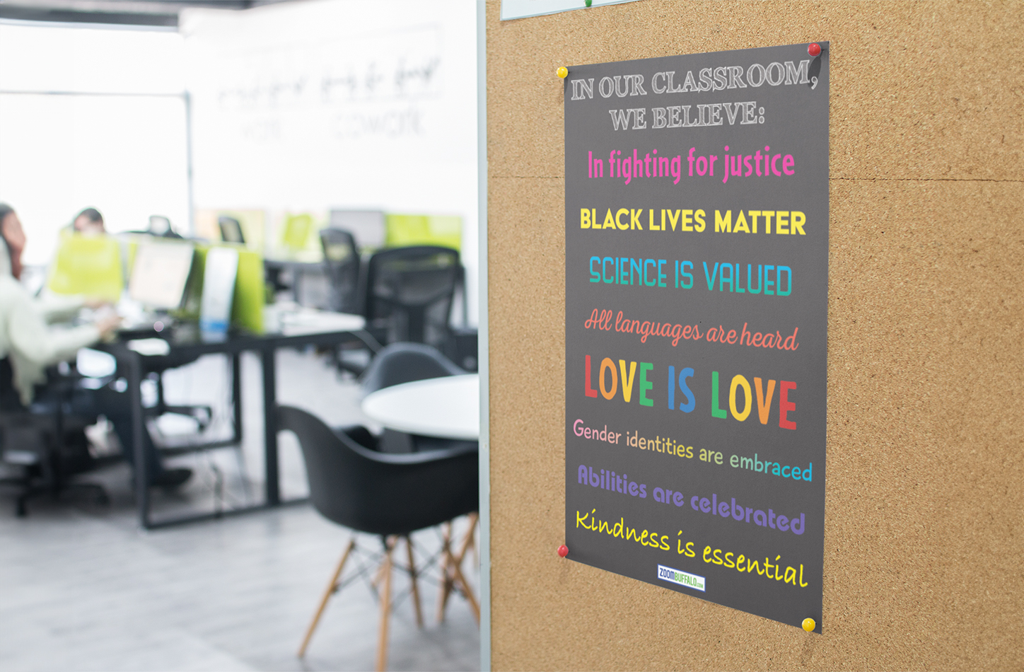 In Our Classroom Poster (11"x17" printed on 100# Matte Card Stock with ...