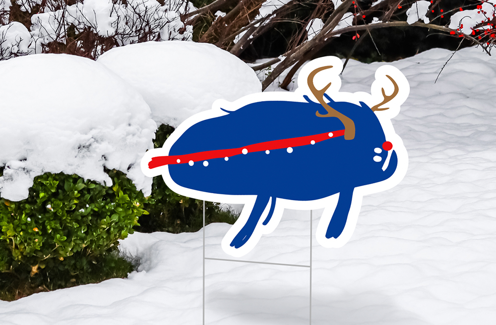 Potato Logo Rudolph Sign