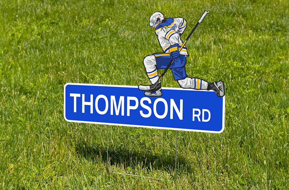 Thompson Rd lawn sign